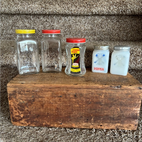 Kitchen | Vintage Spice And Condiment Jars Set | Poshmark